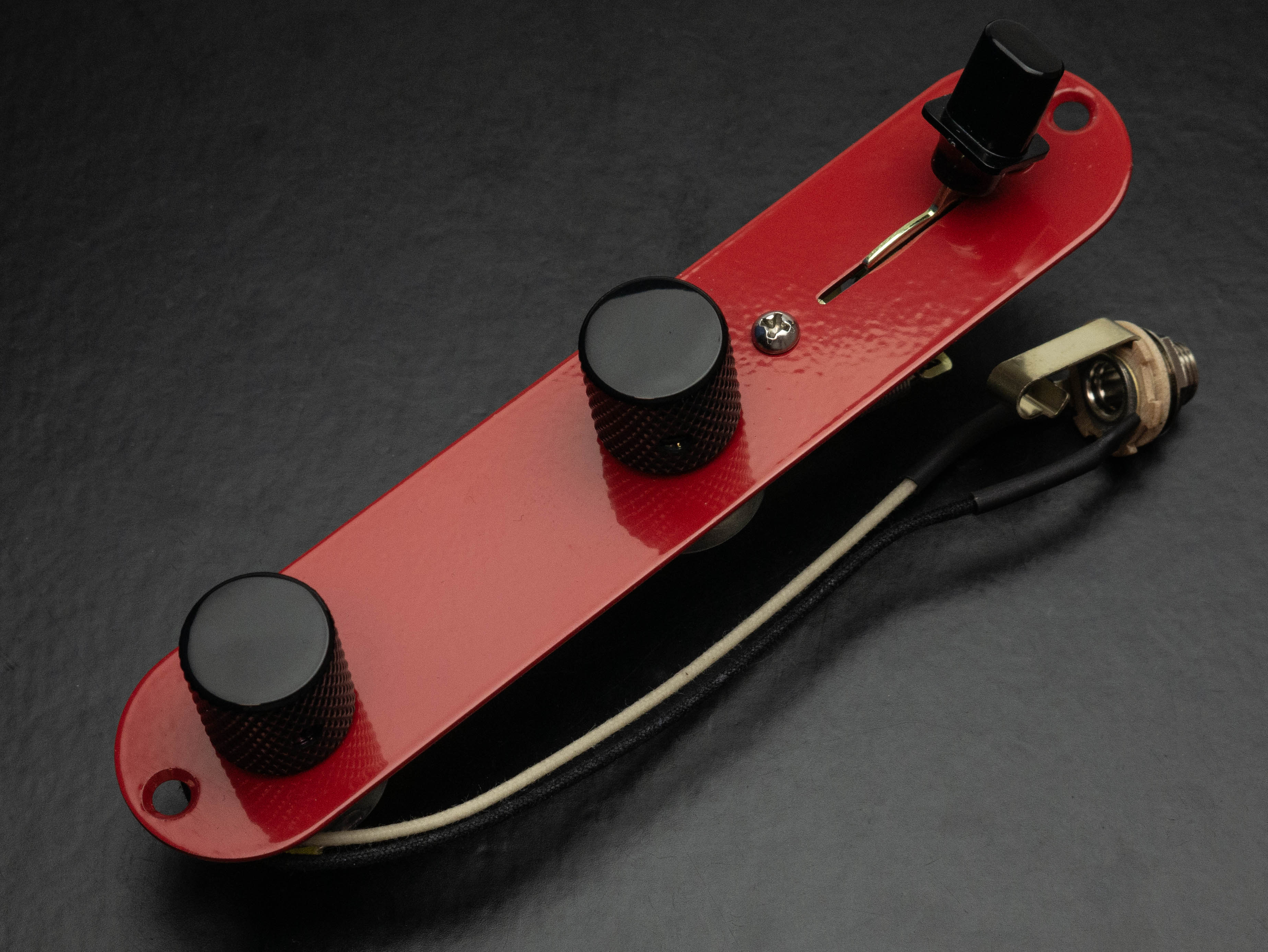 Custom Red / Black Prewired Way Tele Control Plate | In-Stock Tele ...